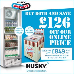 Ice Cream Display Chest Freezers | Husky Commercial